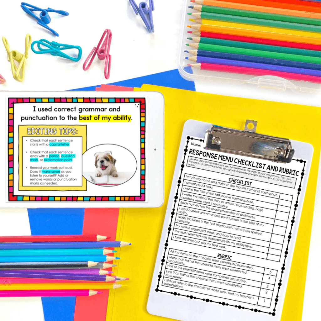 Reading Response Journal Success - Creatively Comprehensive