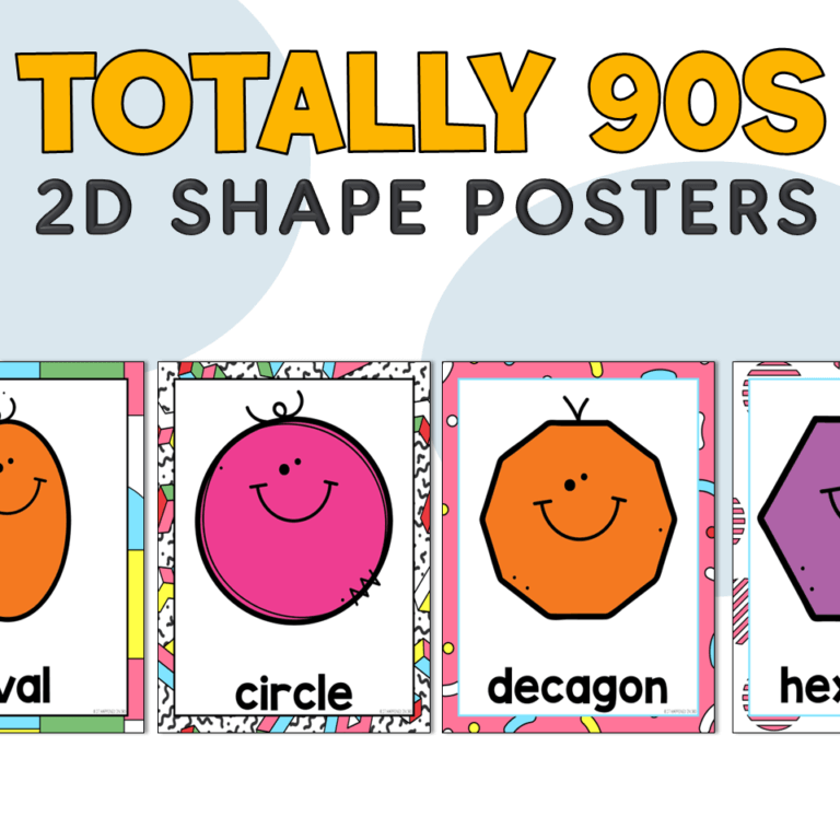 Totally 90s Classroom Decor - Creatively Comprehensive