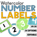 25 Ways to Use Number Labels in Your Classroom - Creatively Comprehensive