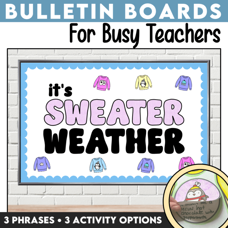 Get Tons of Compliments with this Quick and Easy Winter Bulletin Board!