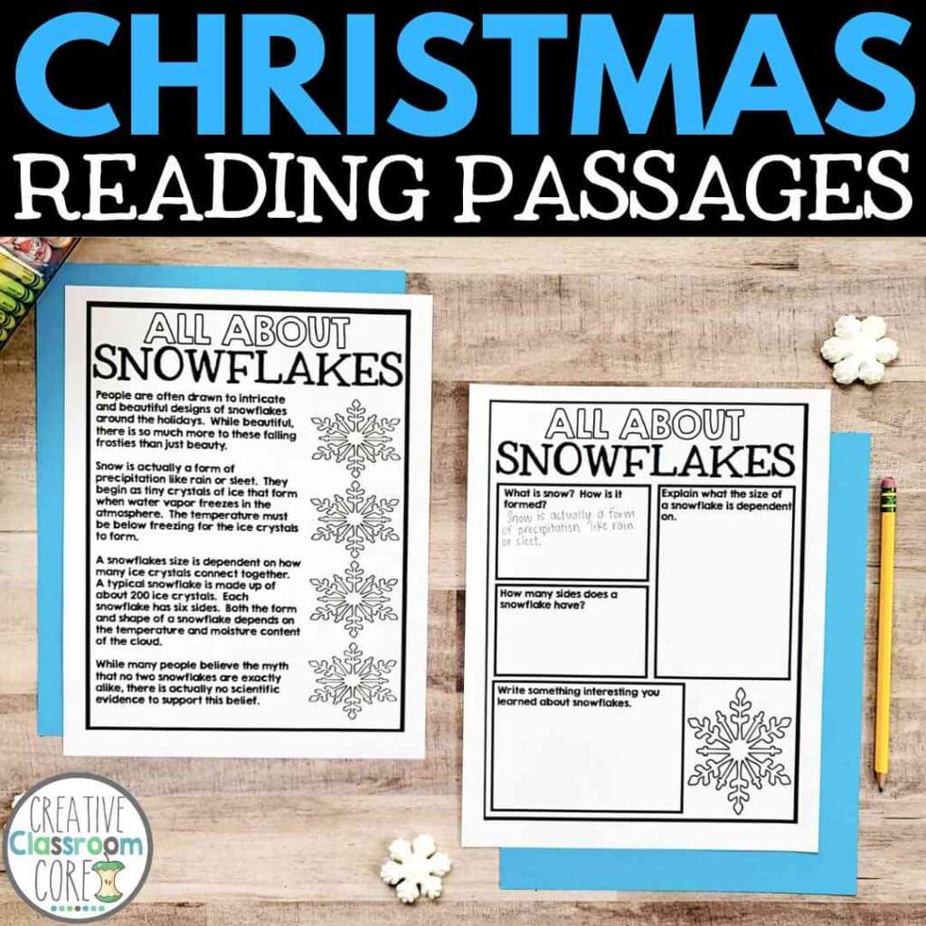 Winter Themed Activities for Upper Elementary