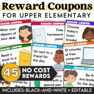 Classroom Reward Coupons That Won't Break the Bank