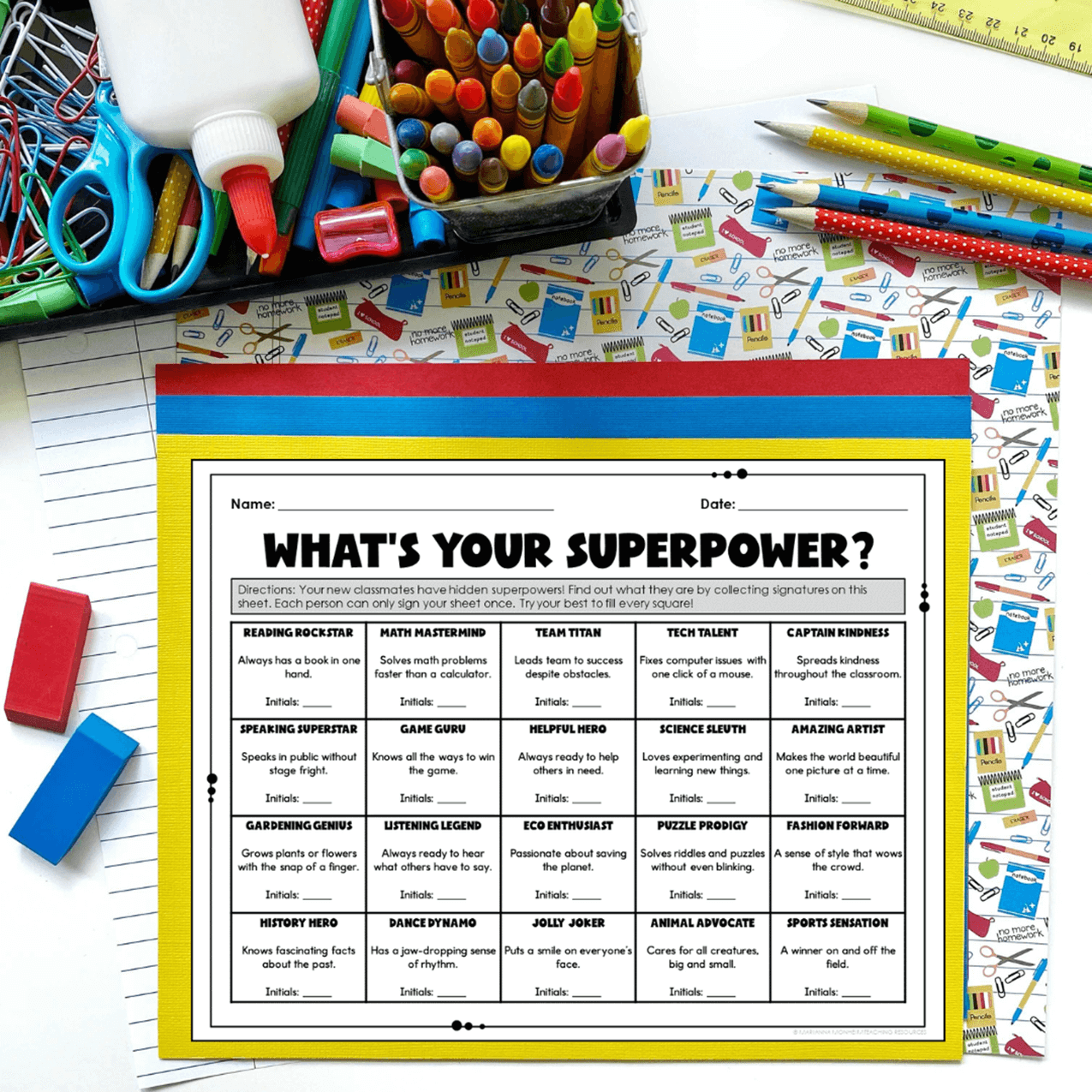 Plan the Perfect First Week of School (With a Superhero Twist)