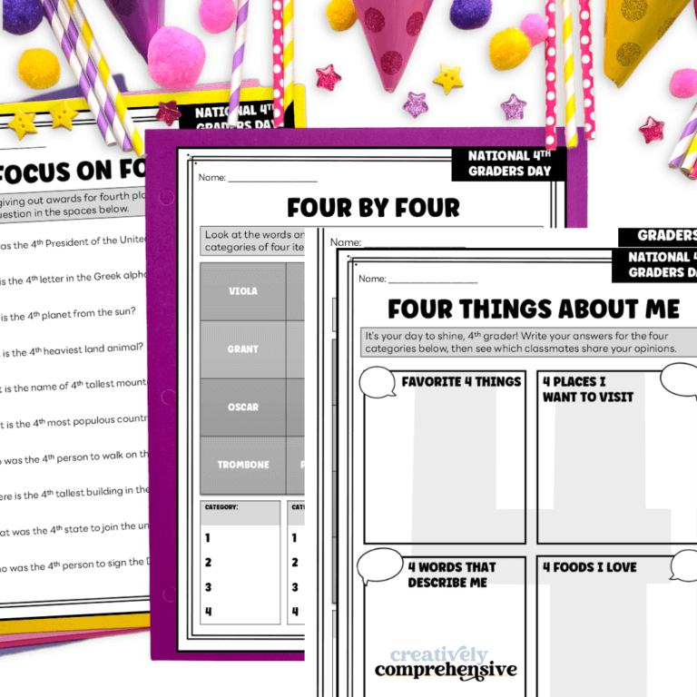 National Fourth Graders Day Activities Your Students Will Love